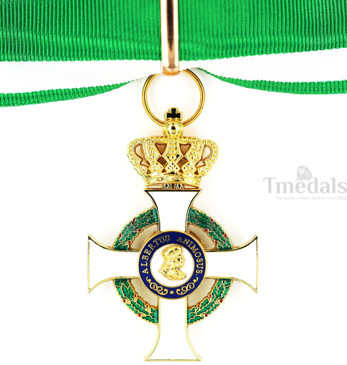 Albert Order 1st class Commander Cross with Crown Replica – Saxony Typ ...