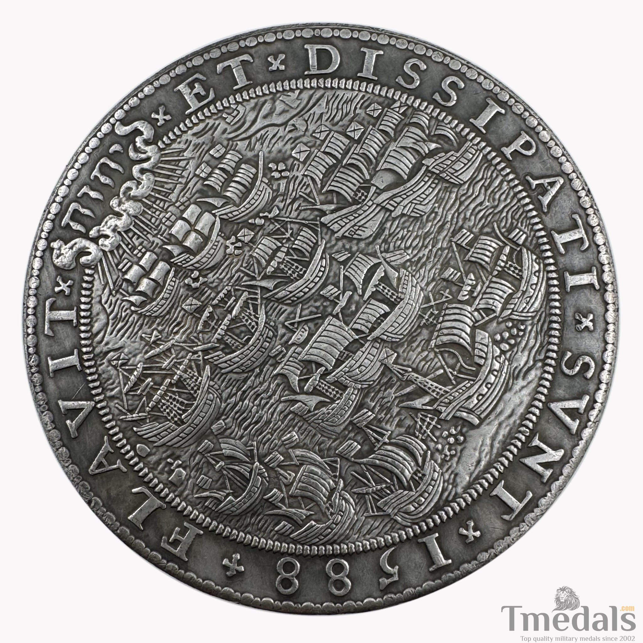 Elizabeth I Defeat of the Spanish Armada Medal 1588 UK Medal Cion very ...
